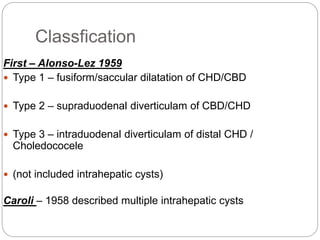 Choledochal cyst, biliary Cyst | PPTX