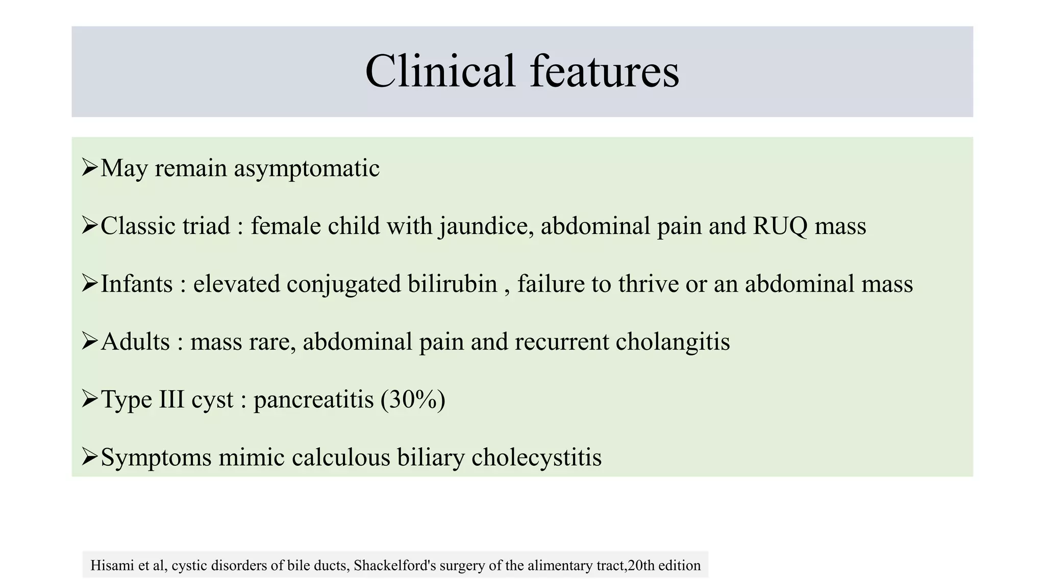 Choledochal cyst | PPTX | Digestive Disorders | Diseases and Conditions