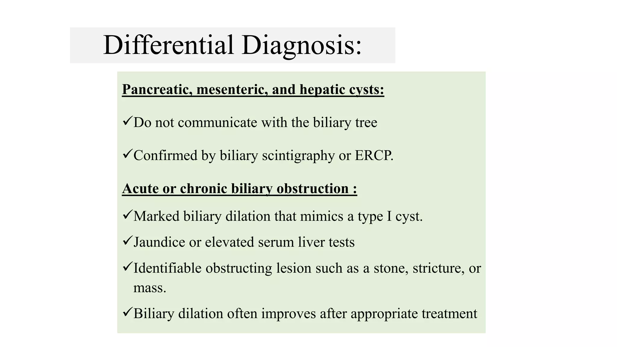 Choledochal cyst | PPTX | Digestive Disorders | Diseases and Conditions