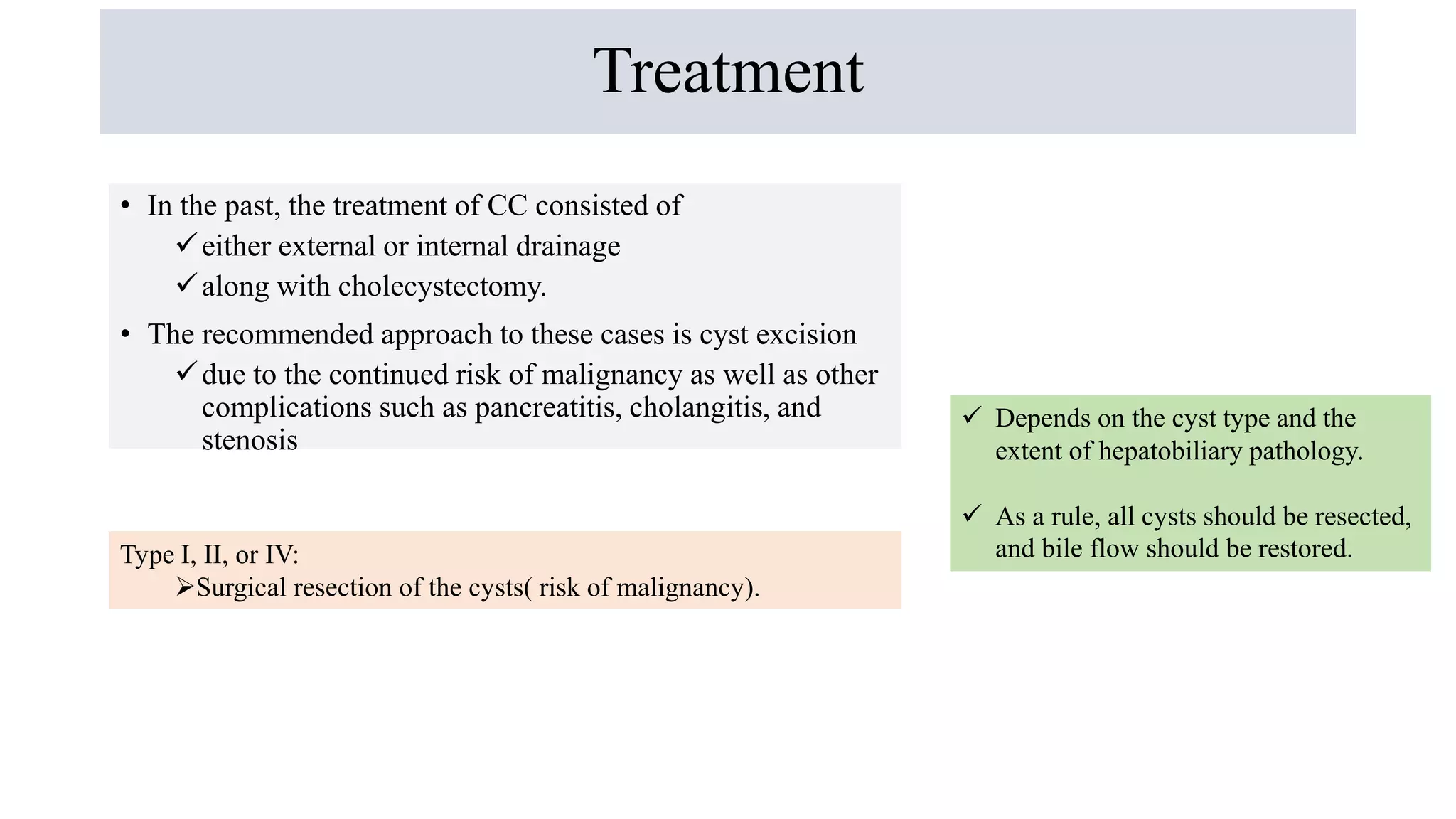 Choledochal cyst | PPTX | Digestive Disorders | Diseases and Conditions