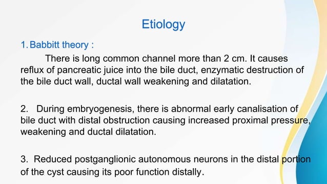 Choledochal cyst | PPTX | Digestive Disorders | Diseases and Conditions