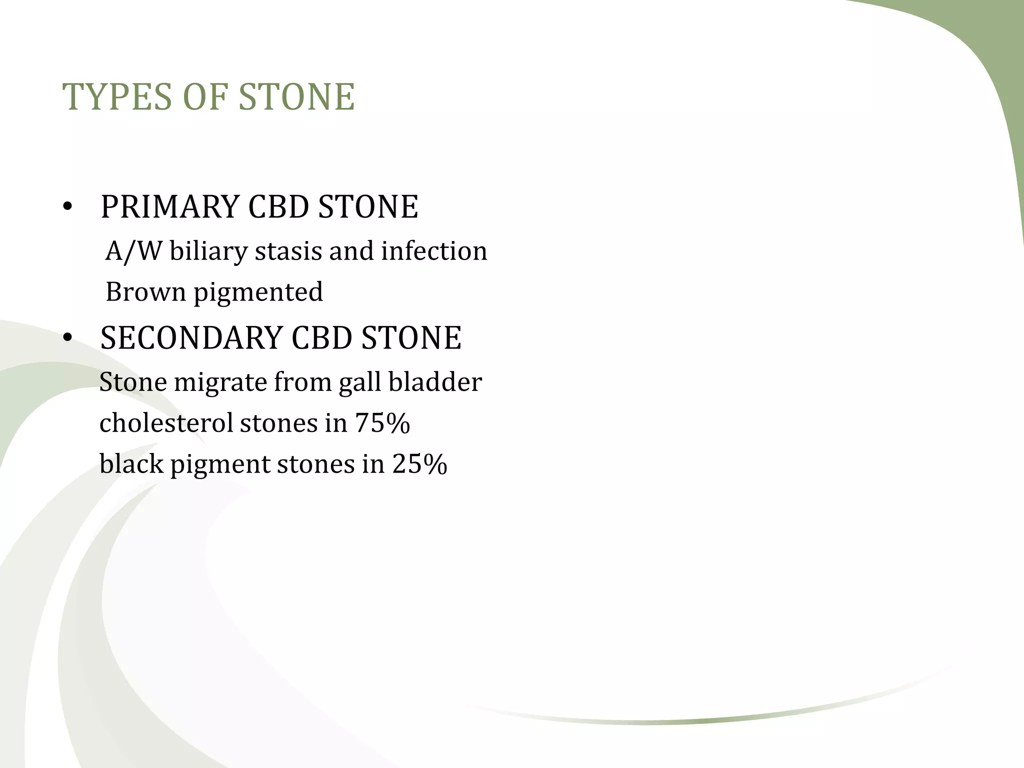 Choledocholithiasis | PPTX