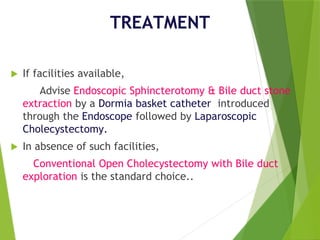 Choledocholithiasis Treatment