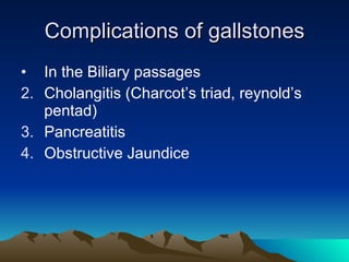 Cholelithiasis:Early diagnosis and prompt treatment. | PPT