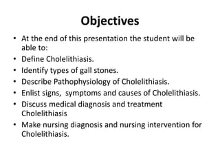 Cholelithiasis disease of GIT | PPTX