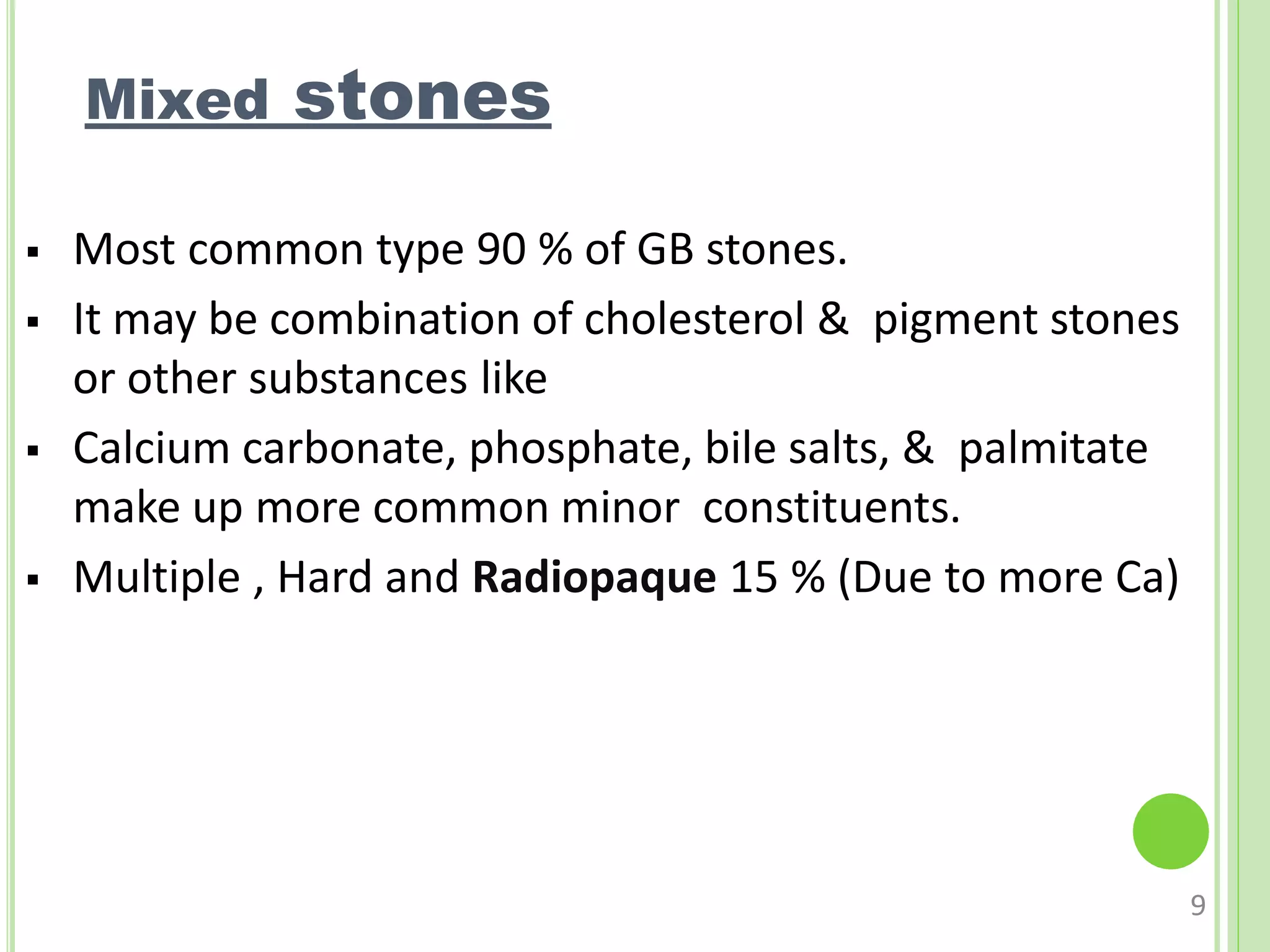 Cholelithiasis GB stone | PPTX