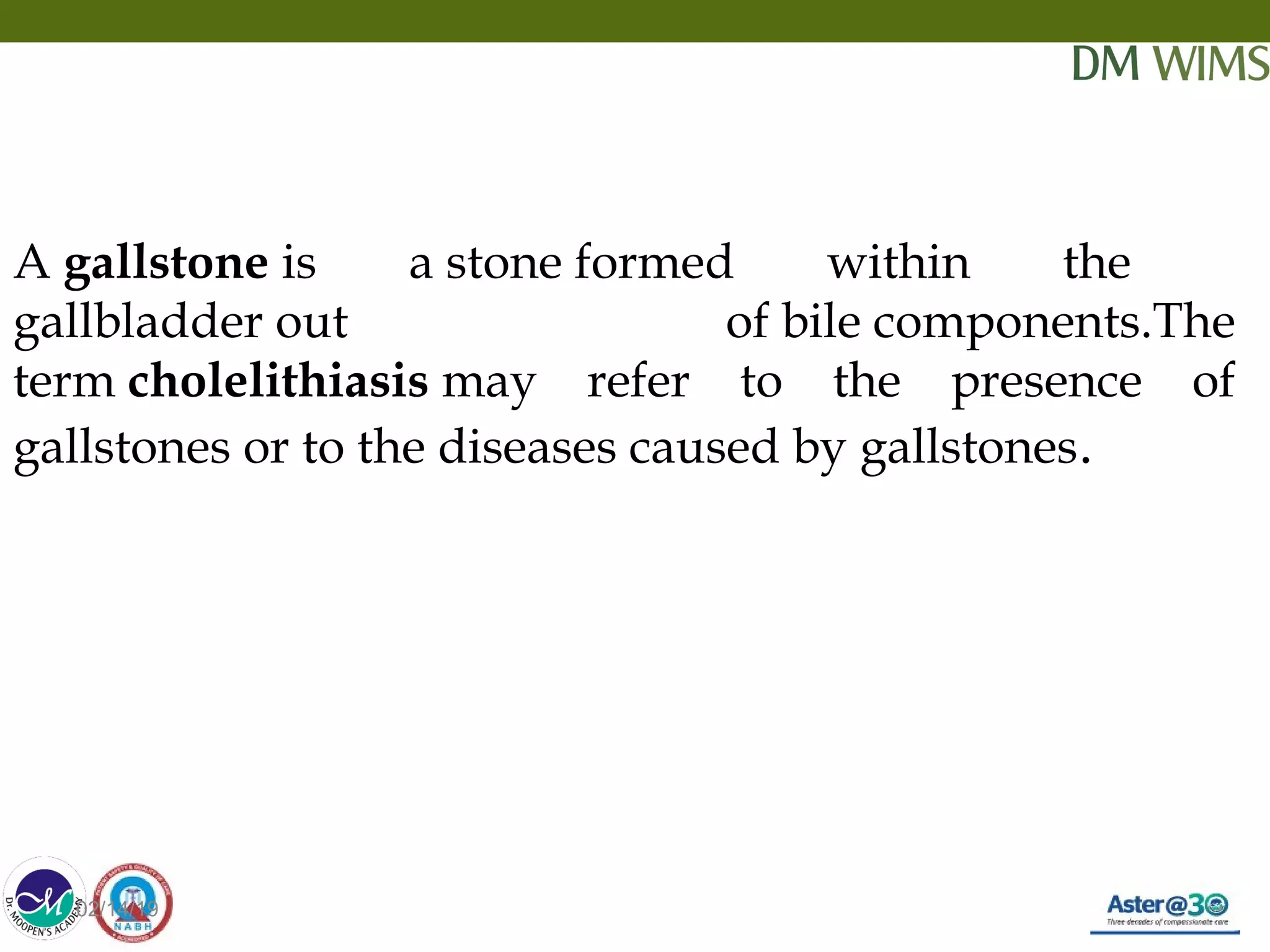 Cholelithiasis | PPT
