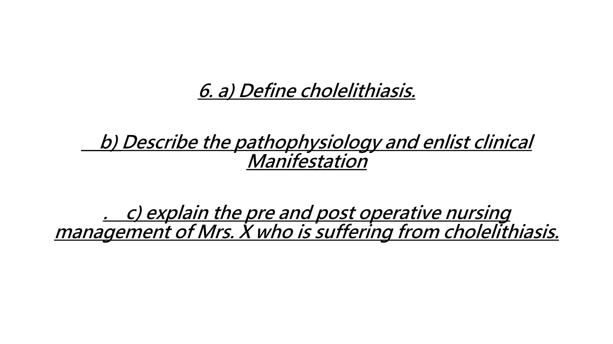 cholelithiasis | PPTX