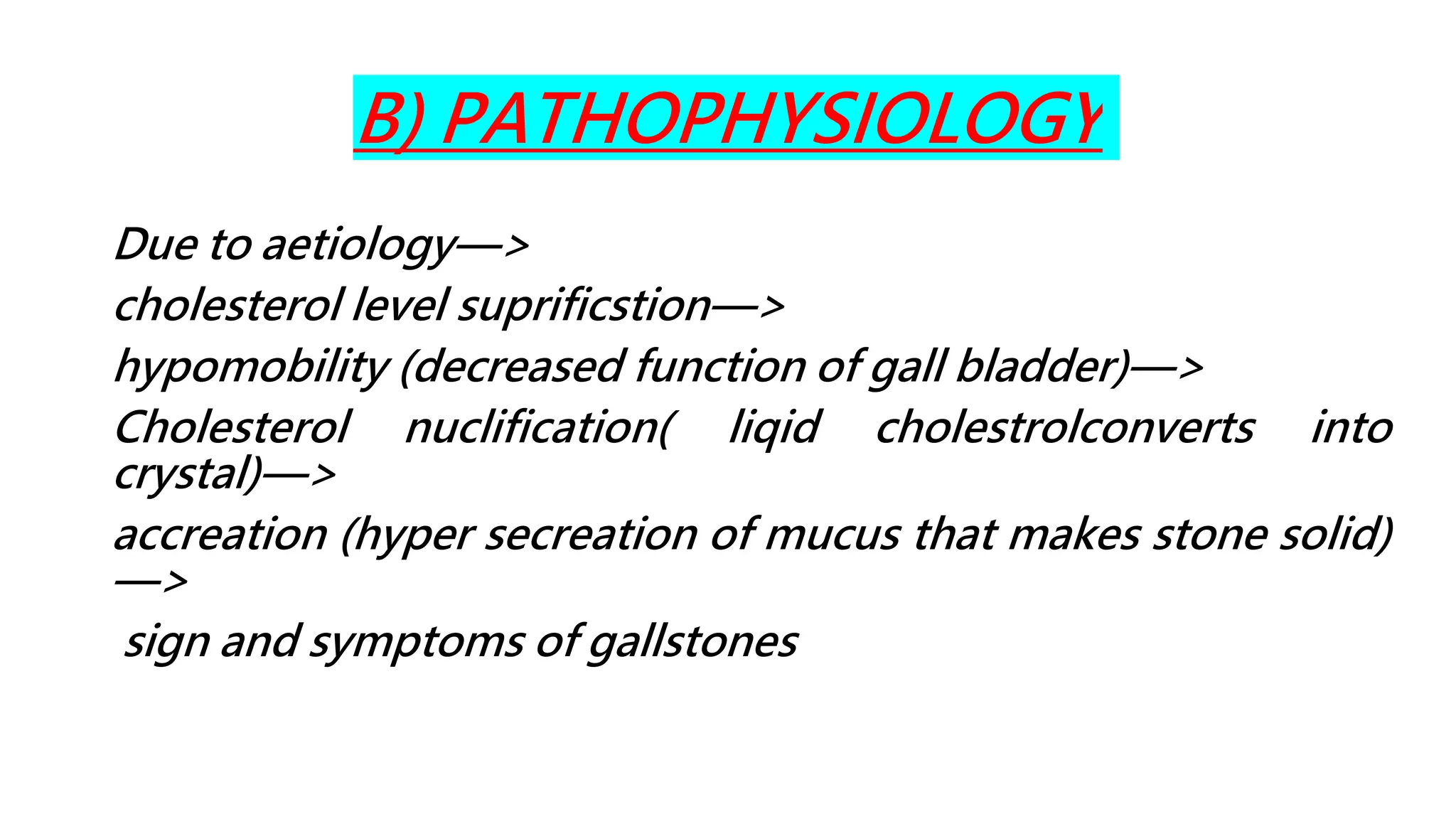cholelithiasis | PPTX