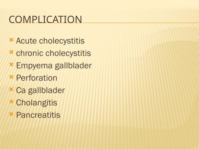 cholelithiasis. Clinical features. Treatment | PPT