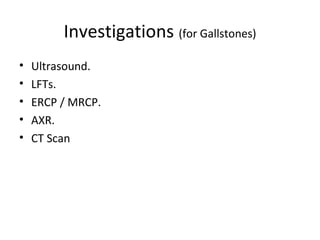 Cholelithiasis final year mbbs lecture | PPT