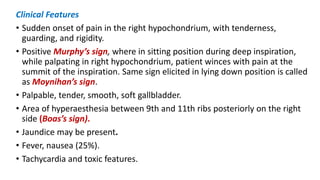 Cholelithiasis and cholecystitis | PPTX