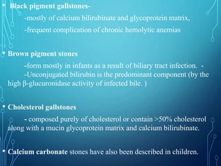 Cholelithiasis in children presentationion | PPTX