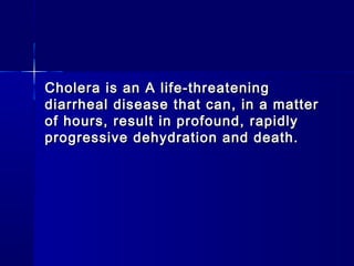Cholera | PPT