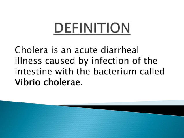 Cholera | PPTX