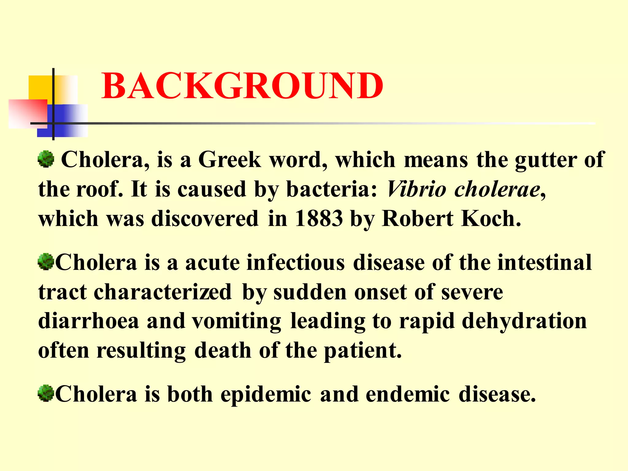 Cholera | PPT