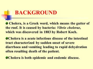 Cholera | PPT