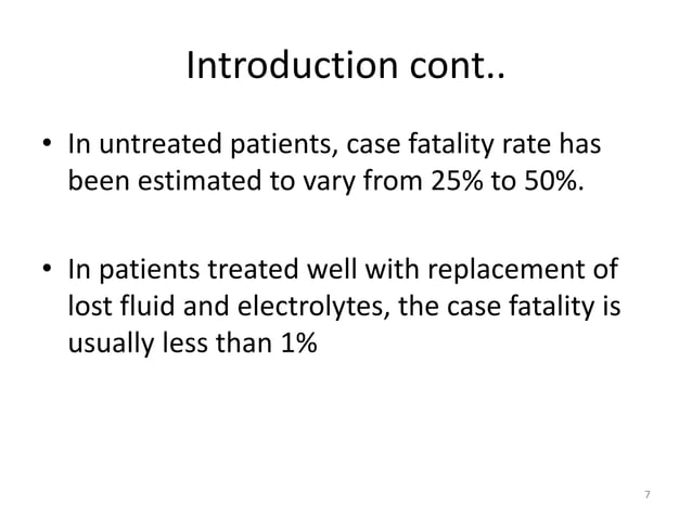 CHOLERA.Viral infection and its complication | PPTX | Digestive ...