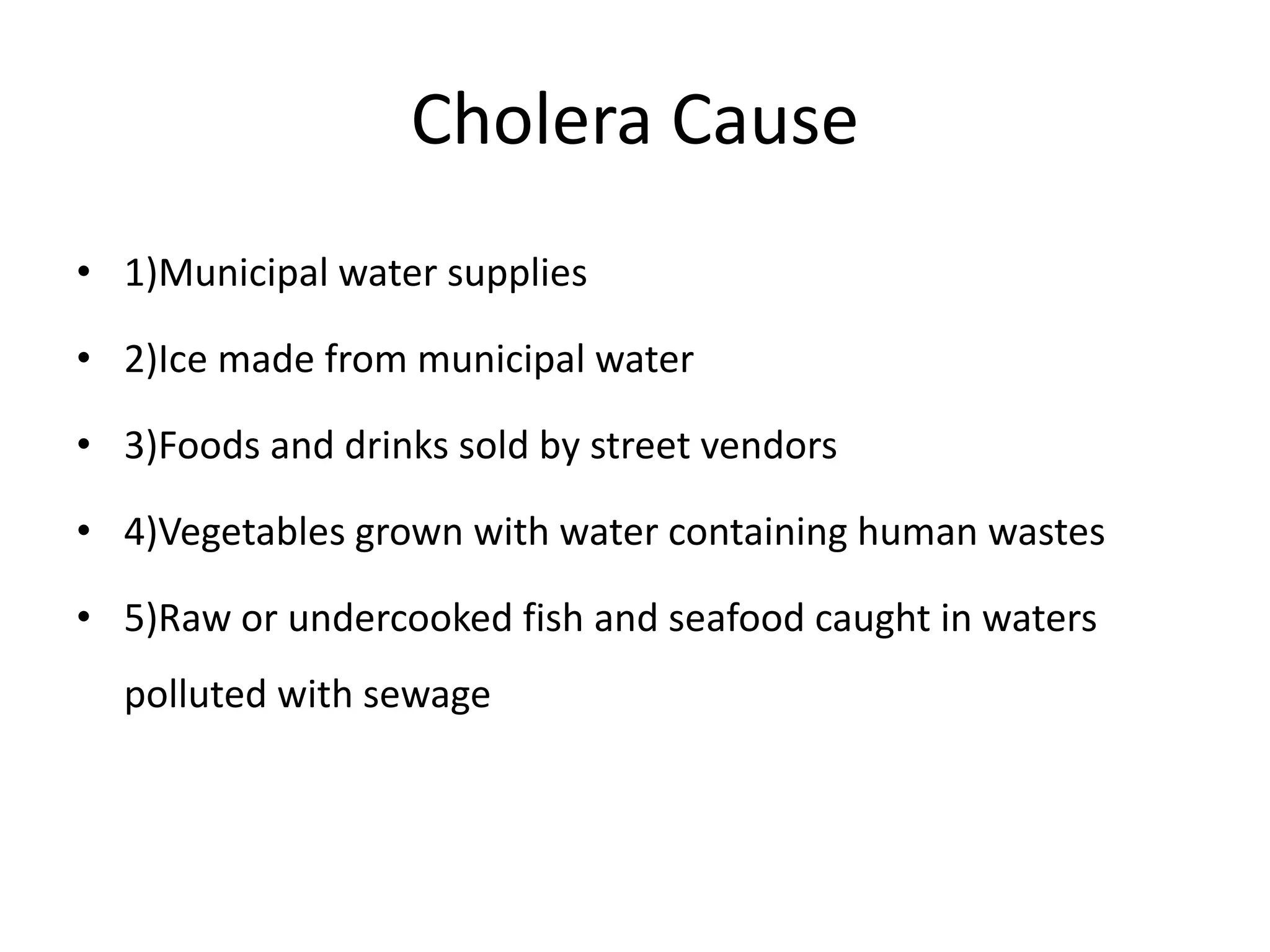 Cholera disease | PPT