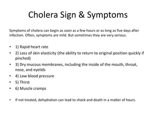 Cholera disease | PPT