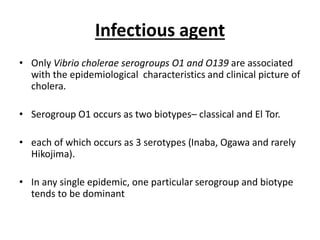Cholera and other vibrios | PPTX
