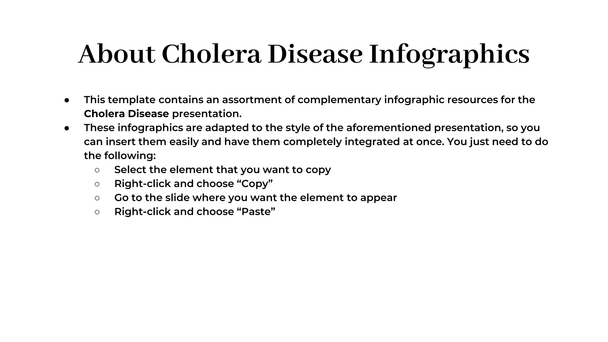 Cholera Disease Infographics by Slidesgo.pptx