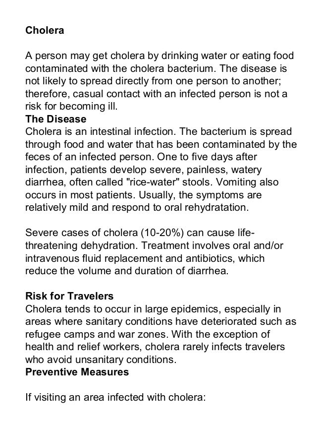 Cholera english version