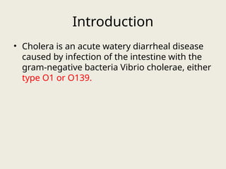 acute watery diarrhea(cholera) kaleab.pptx