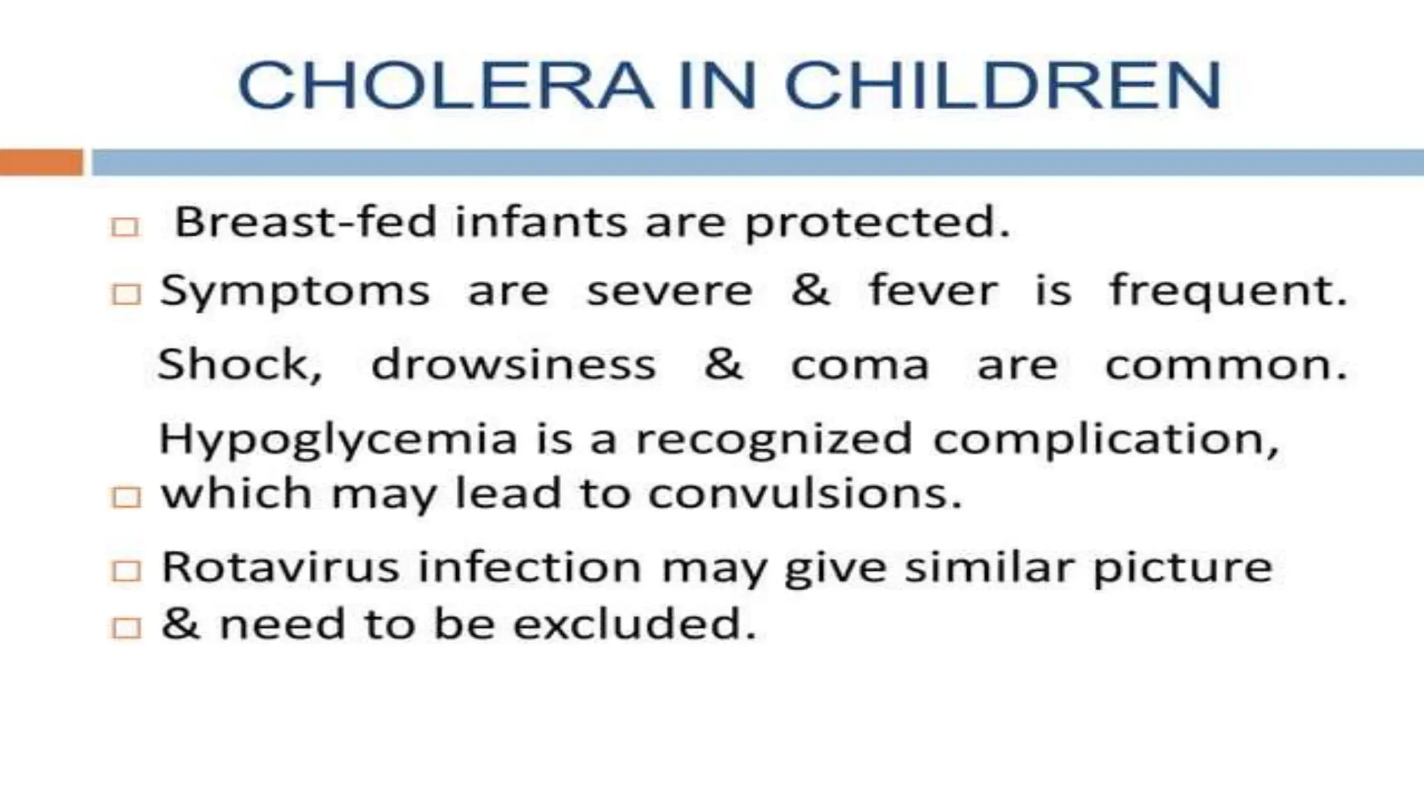 CHOLERA CLINICAL PROFILE, LABORATORY DIAGNOSIS AND MANAGEMENT ...
