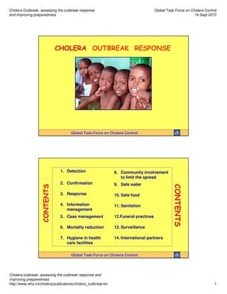 Cholera outbreak assessment_response | PDF