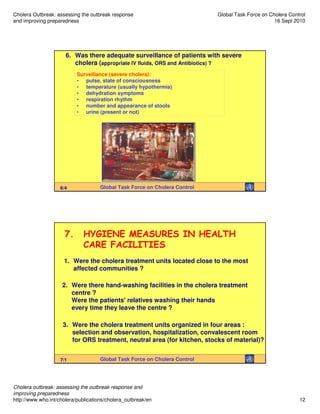 Cholera outbreak assessment_response | PDF