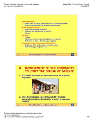 Cholera outbreak assessment_response | PDF