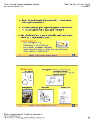 Cholera outbreak assessment_response | PDF
