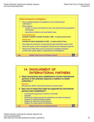 Cholera outbreak assessment_response | PDF