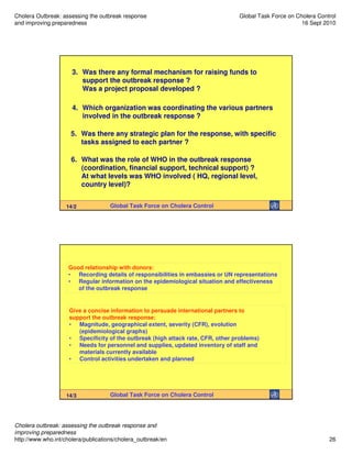 Cholera outbreak assessment_response | PDF