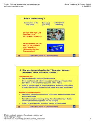 Cholera outbreak assessment_response | PDF