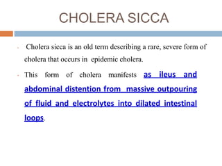 Cholera ppts | PPT