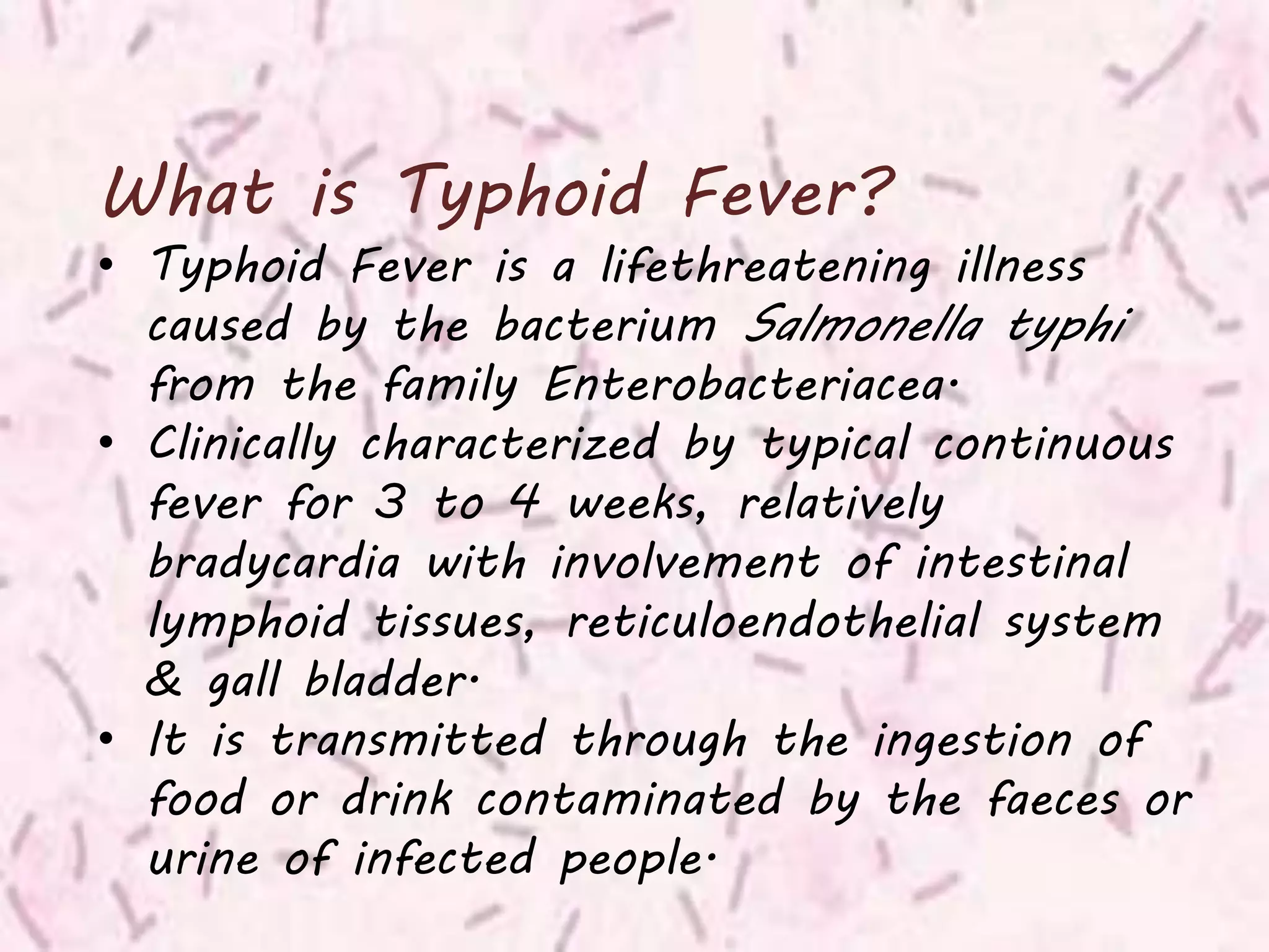 Cholera typhoid fever dysentery | PPTX