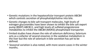 Cholestasis of pregnancy | PPTX