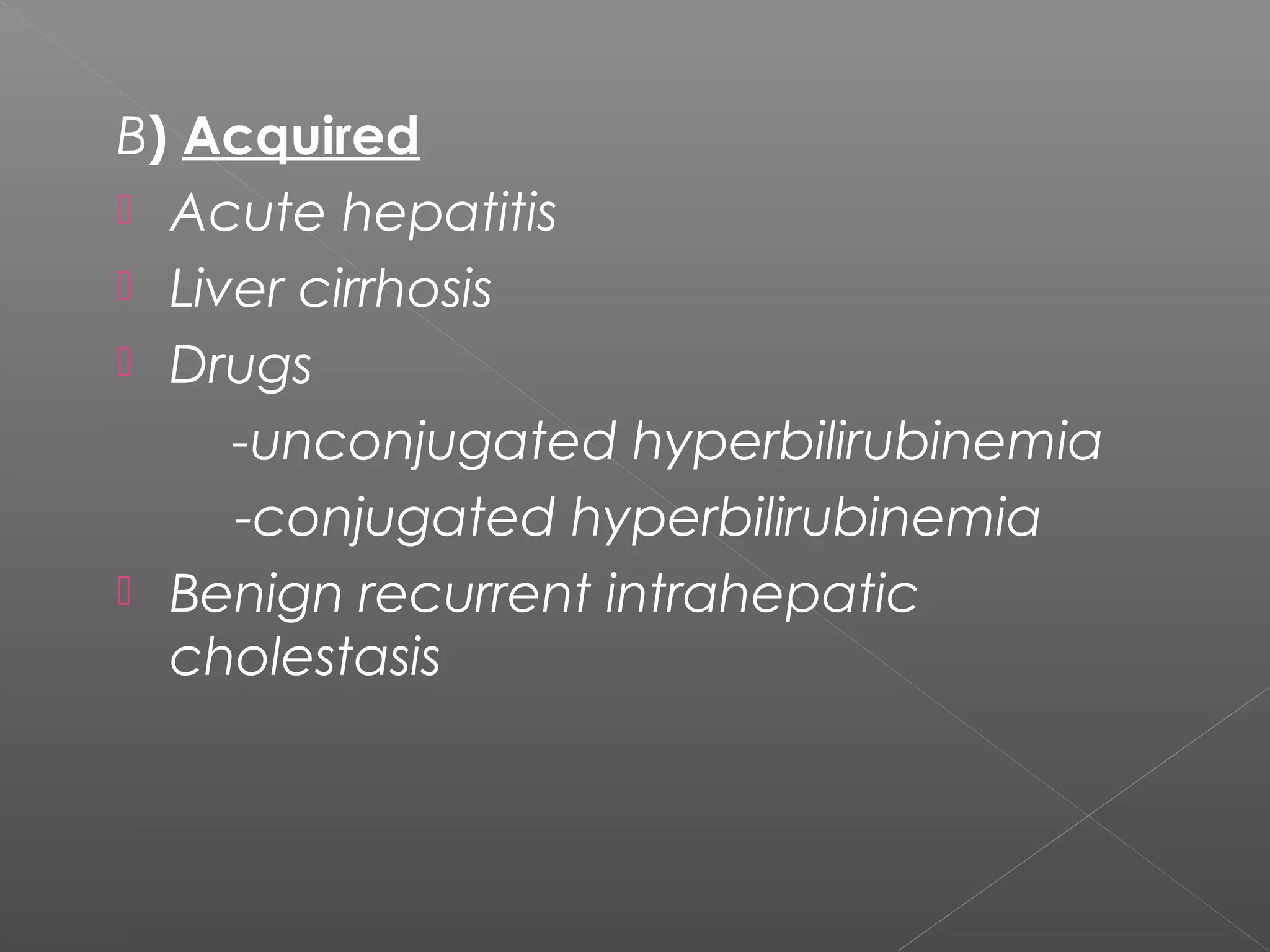 Cholestatic jaundice | PPT