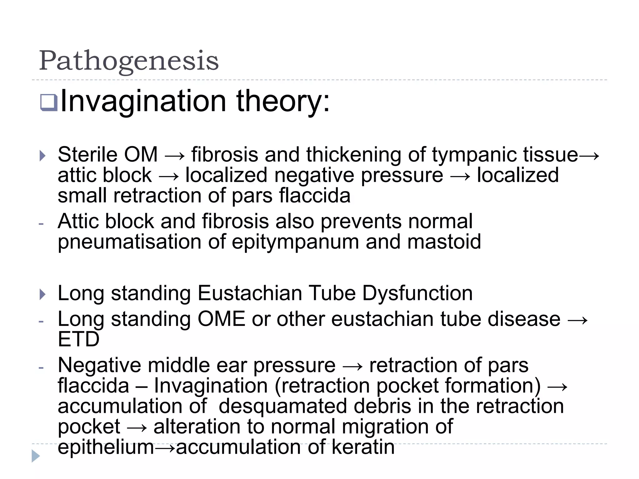 Cholesteatoma CME | PPTX