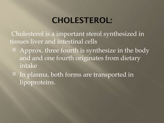 Cholesterol-1.pptx curudyjfujcubdjcgjguvhh | PPT