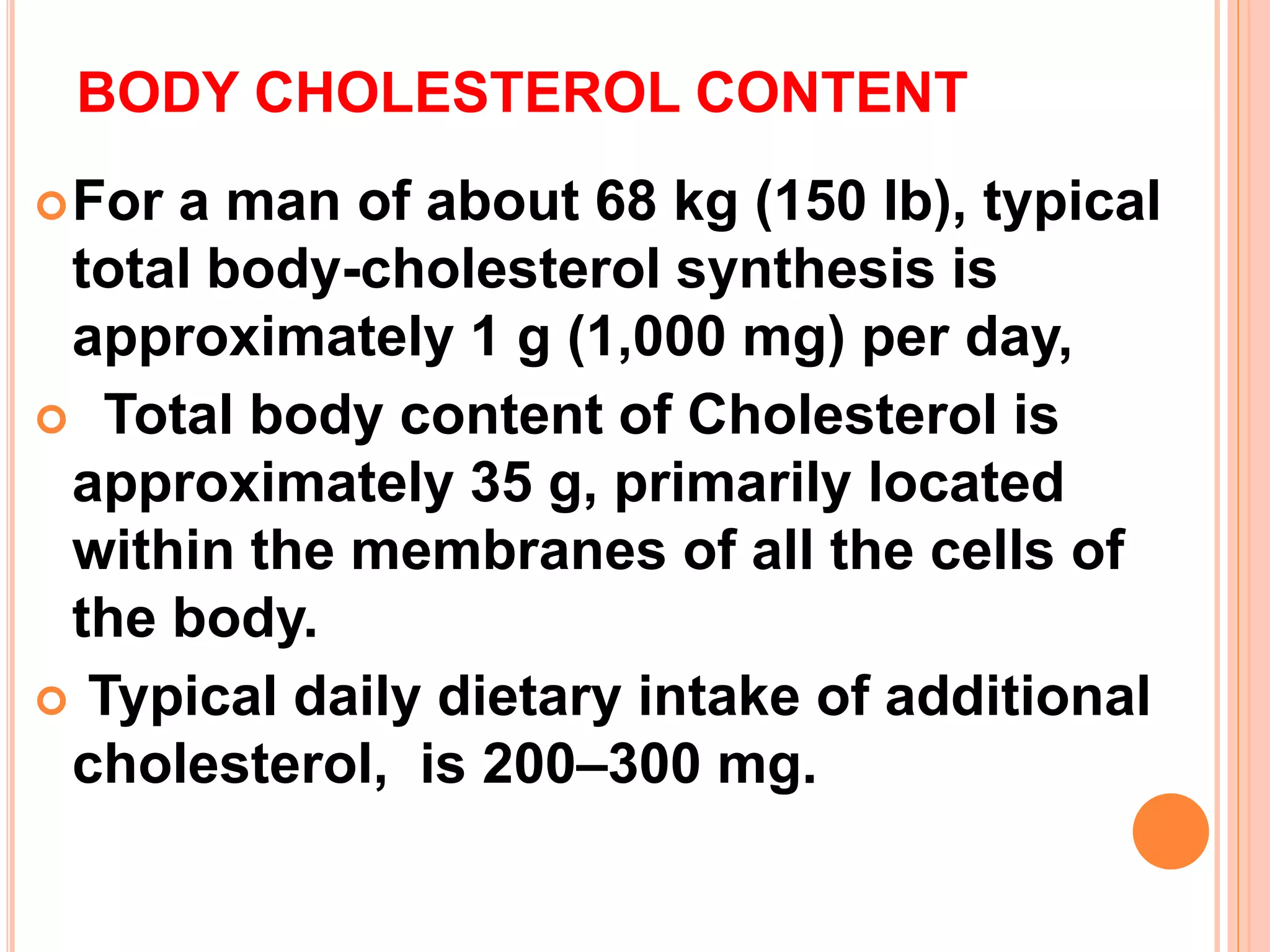 Cholesterol | PPTX