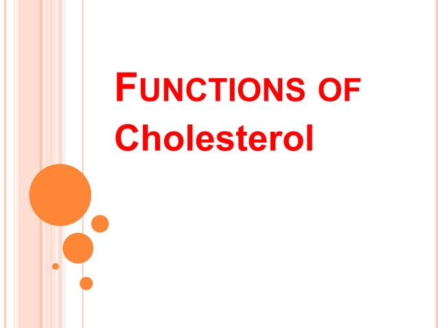 Cholesterol | PPTX