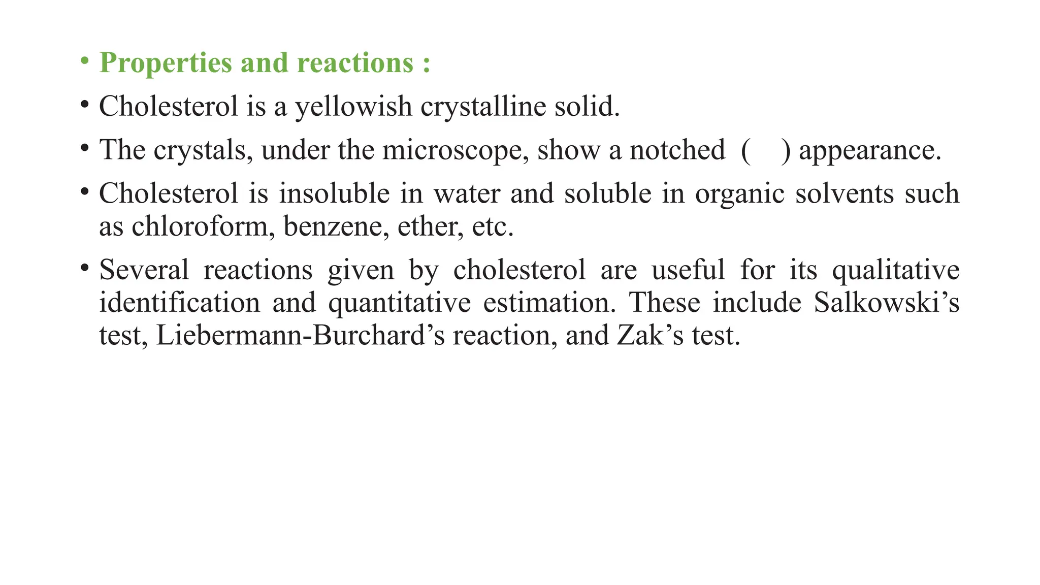CHOLESTEROL. (Biochemistry).ppt........x | PPTX