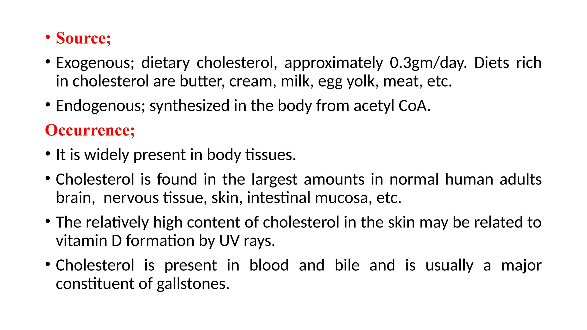 CHOLESTEROL. (Biochemistry).ppt........x | PPTX
