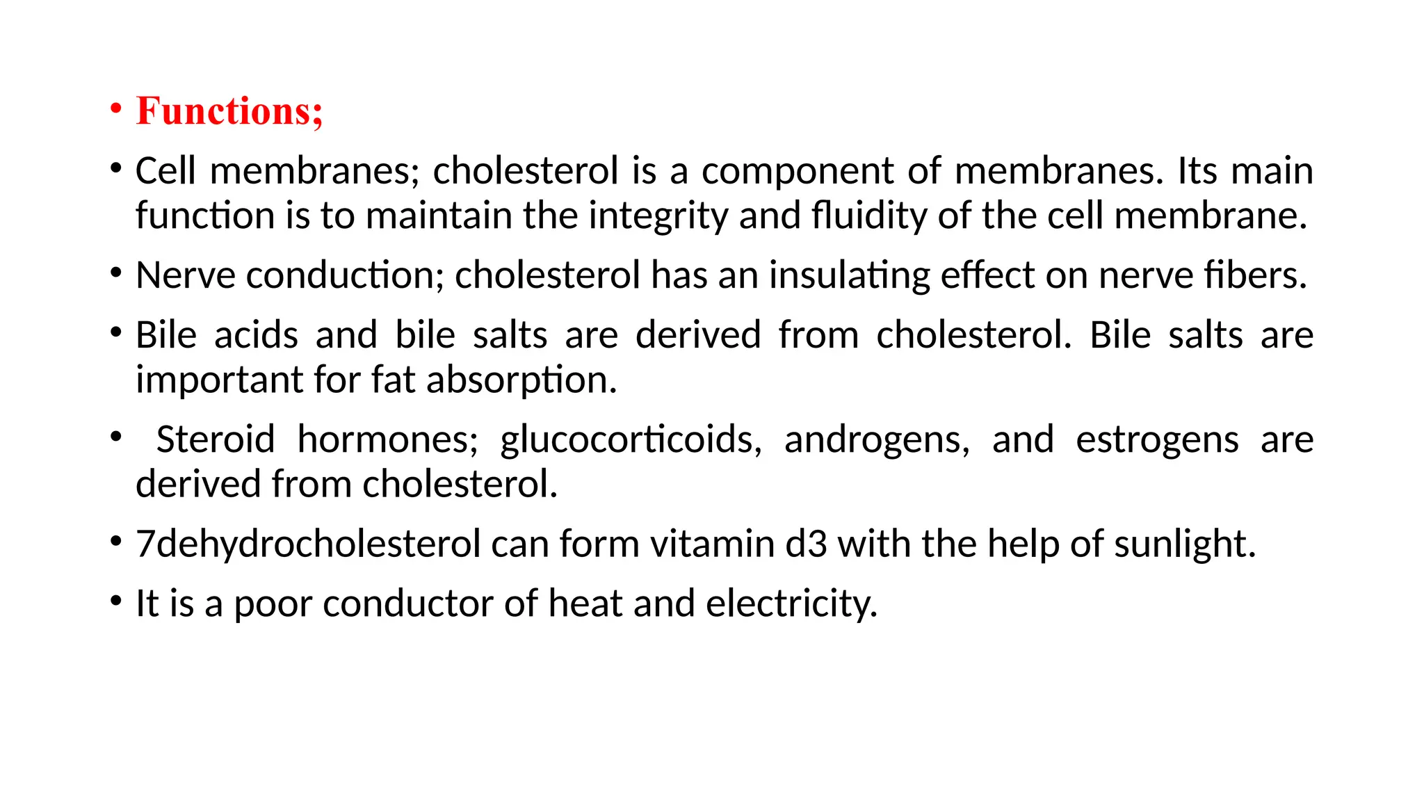 CHOLESTEROL. (Biochemistry).ppt........x | PPTX