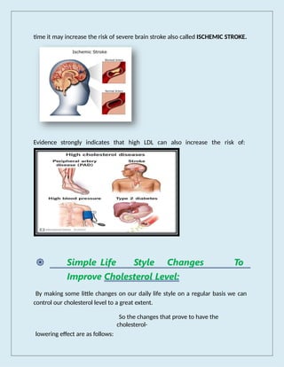 CHOLESTEROL and its effect on the body.pptx