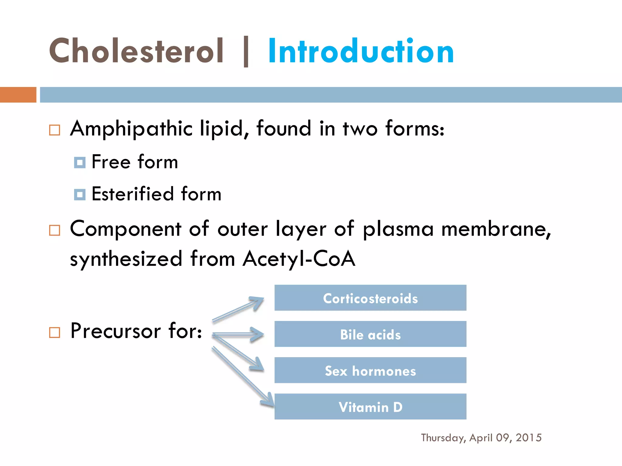 Cholesterol biosynthesis | PDF