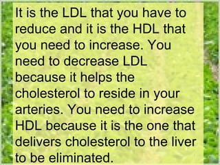 Cholesterol Chart | PPT